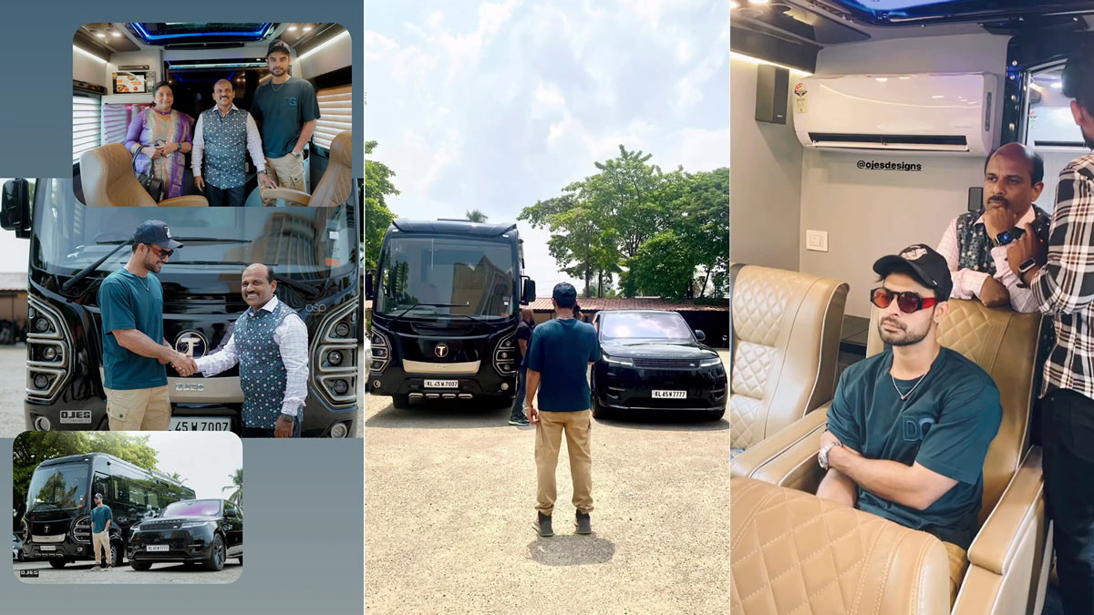 Tovino Thomas Caravan മോഹൻലാലിന് പിന്നാലെ ടൊവിനോയ്ക്കും പുതിയ കാരവാ ...