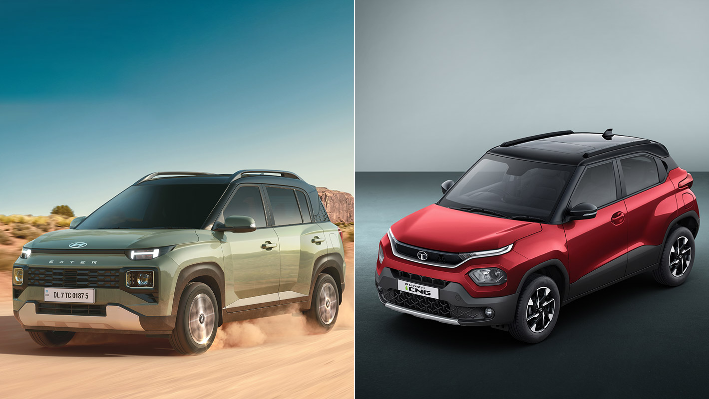 Tata Punch CNG Vs Hyundai Exter CNG ആരാവും കേമൻ? മാറ്റുരച്ചു നോക്കാം ...