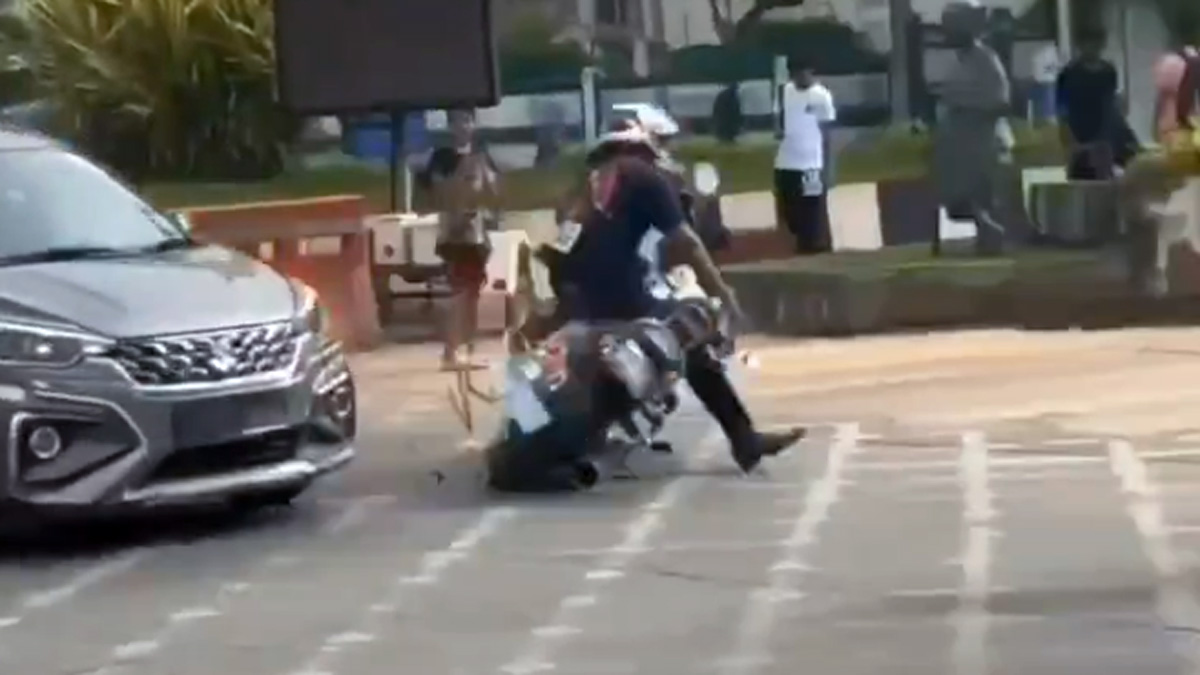 മാരുതി സുസുക്കി എർട്ടിഗയും ഹാർലി ഡേവിഡ്സണും കൂട്ടിയിടിച്ചു - Malayalam DriveSpark