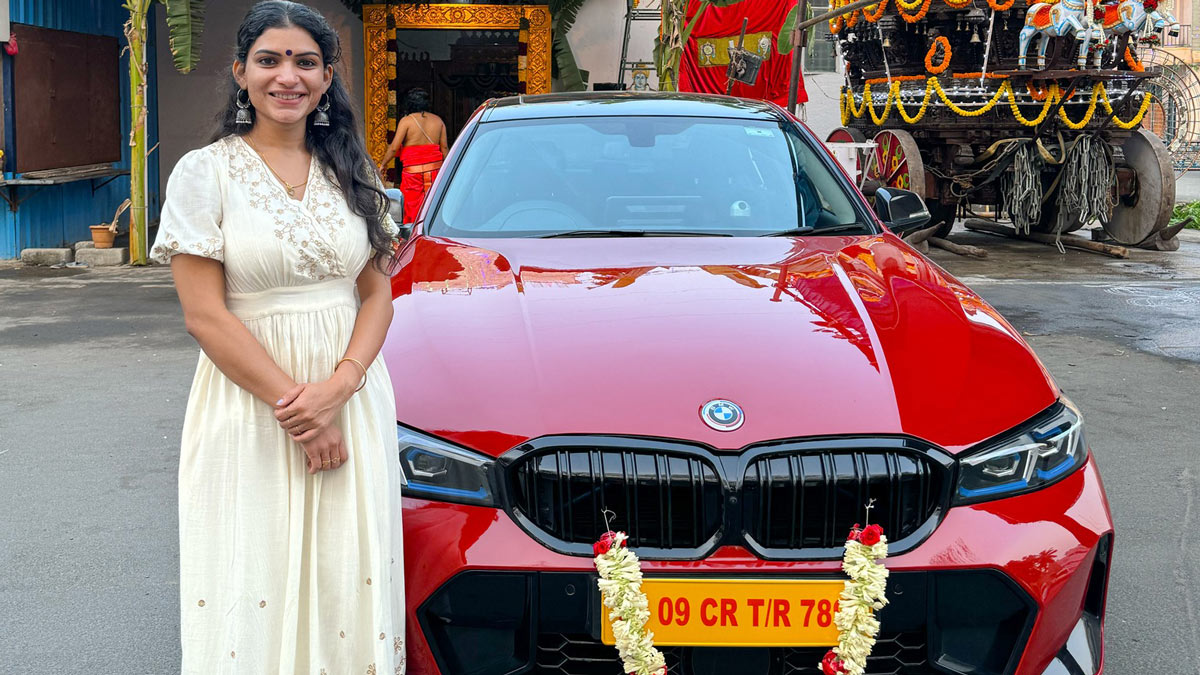 പുത്തൻ ബിഎംഡബ്ല്യു 3 സീരീസിലേക്ക് അപ്പ്ഗ്രേഡായി രശ്മി ആർ നായ ...